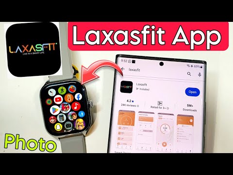 Laxasfit Smartwatch Connect To Phone | Laxasfit App | Add Photo In Laxasfit | laxasfit Time Setting