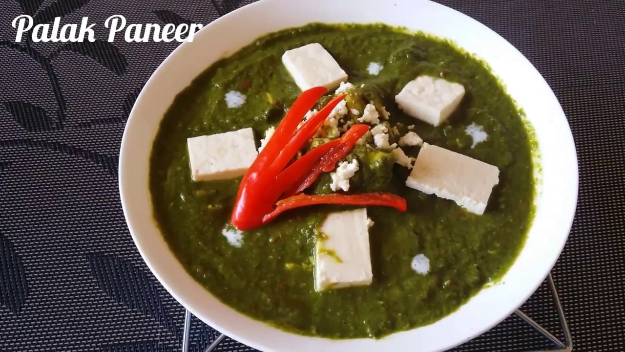 Tasty Palak Paneer by sheeba's kitchen | how to make palak paneer at ...