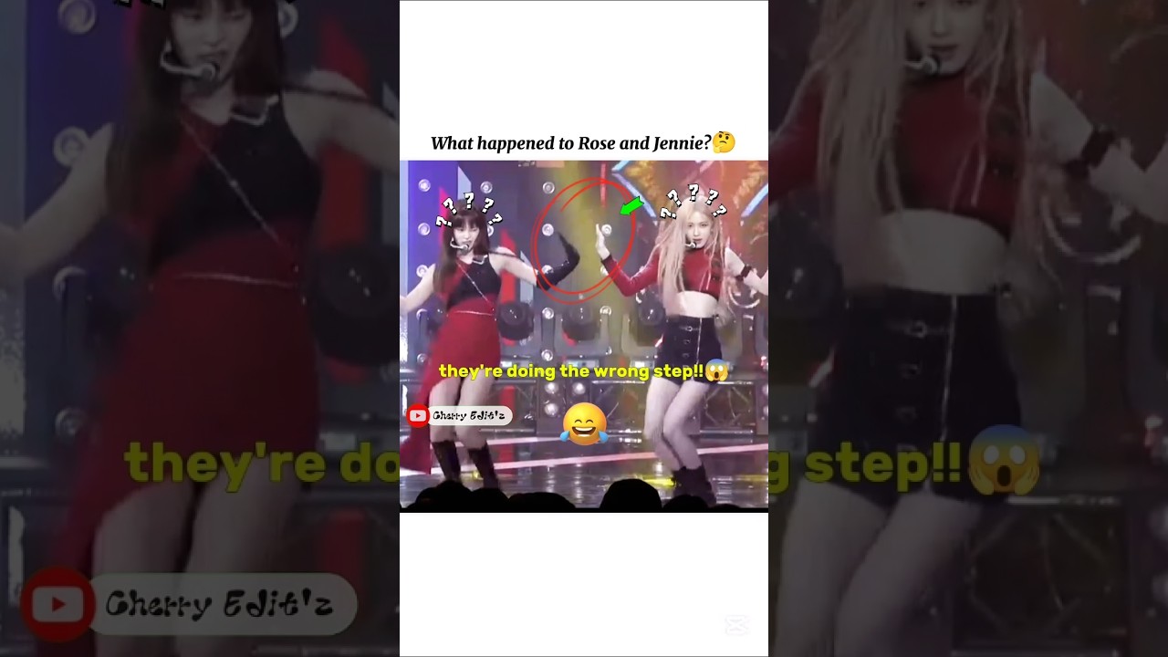 Jennie Doing The Wrong Step😂(No Hate) #blackpink #jennie #rose #shorts #recommended #100k - YouTube