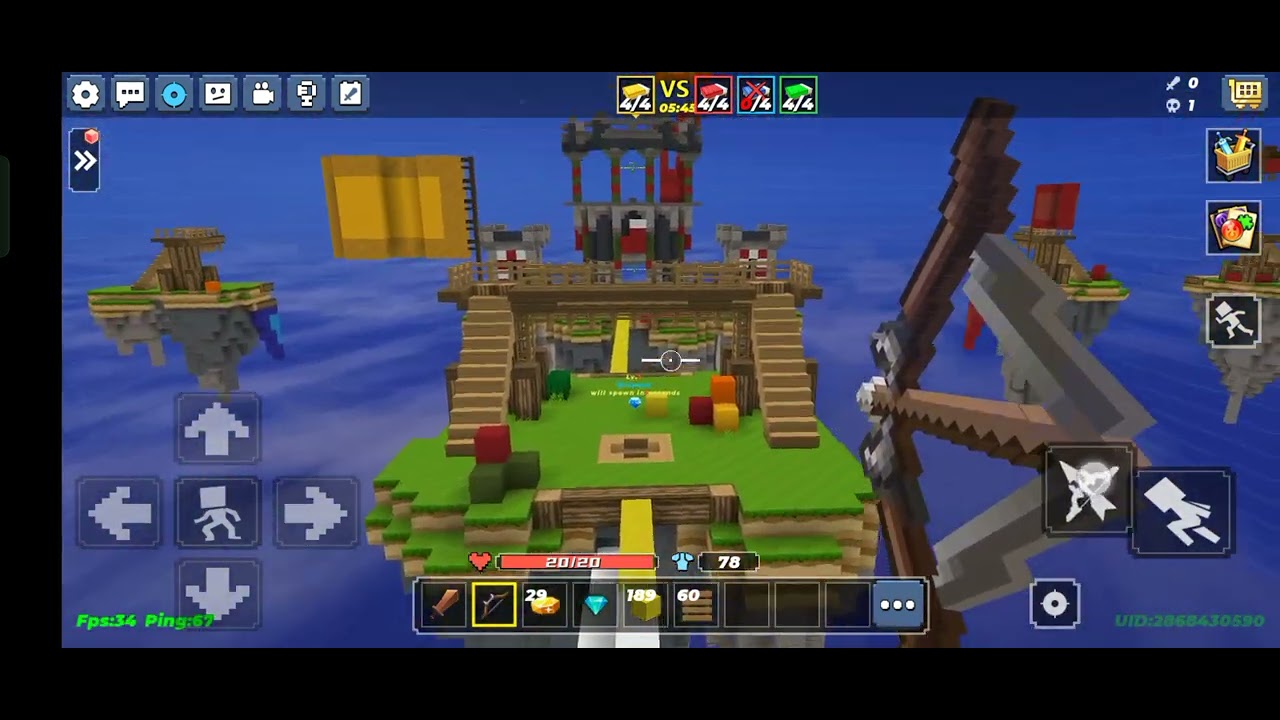 blockman go game mobile video bad warse - YouTube