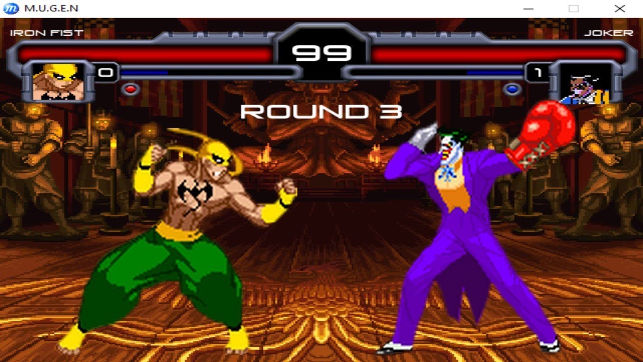 Iron Fist vs Joker ULTRA INSANE FIGHT‼️ Marvel vs Dc Crazy Mugen Epic ...