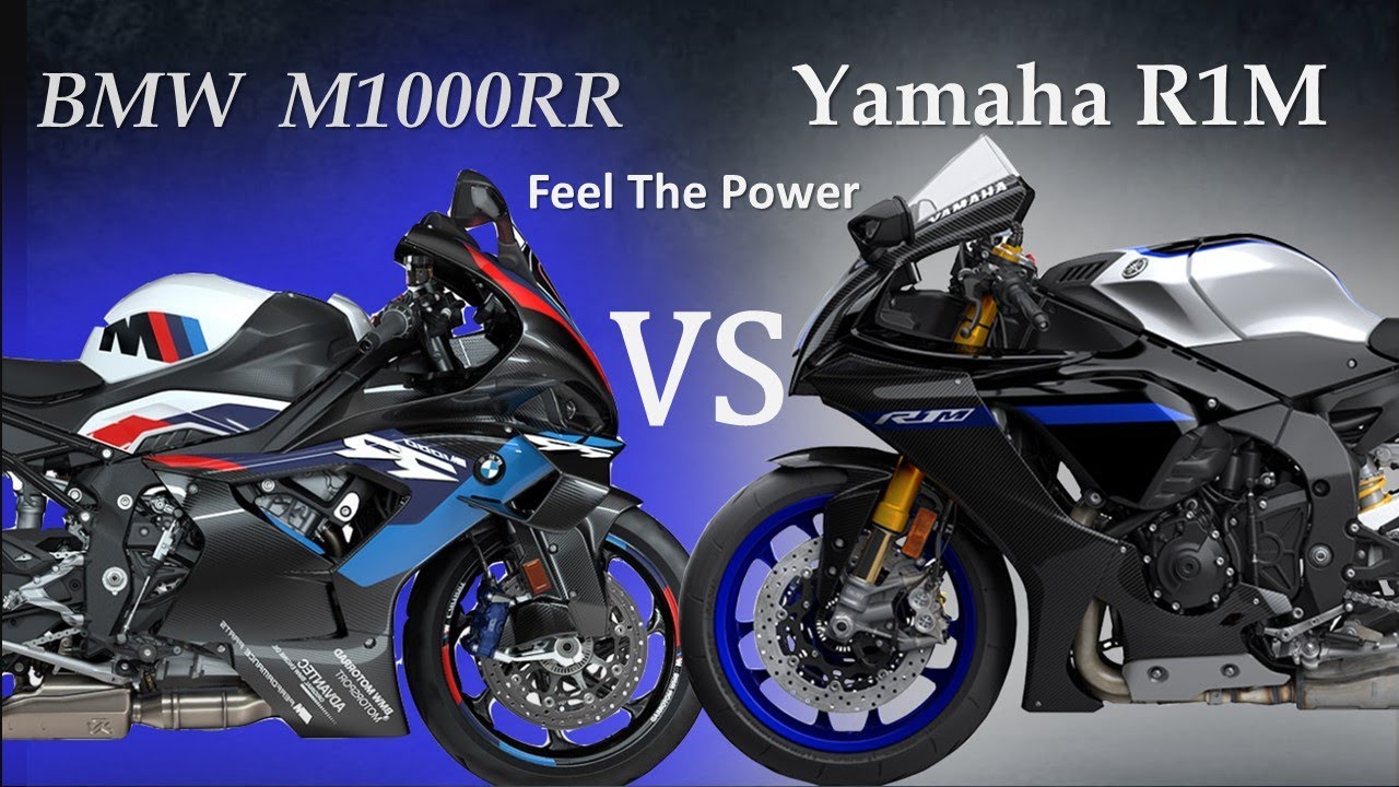 BMW M1000RR vs R1M | BMW M1000RR vs Yamaha R1M | - YouTube