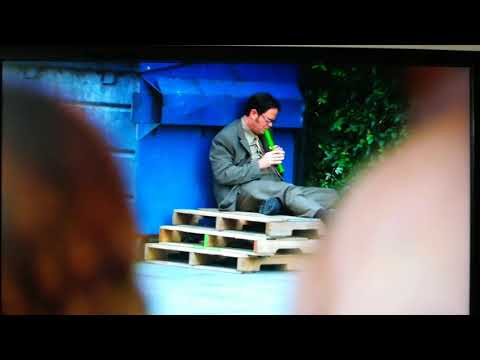 dwight plays flute (mesneviden ders aldım version)