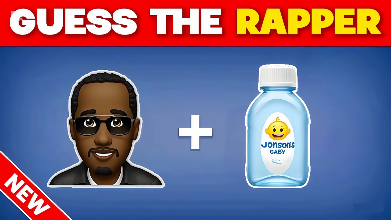 Guess The Rapper by Emoji | Music Quiz 🎵🎶 - YouTube