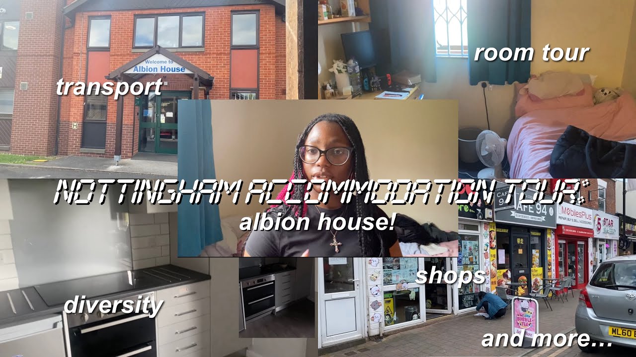 notts accomodation tour - albion house room tour, transportation, shops ...