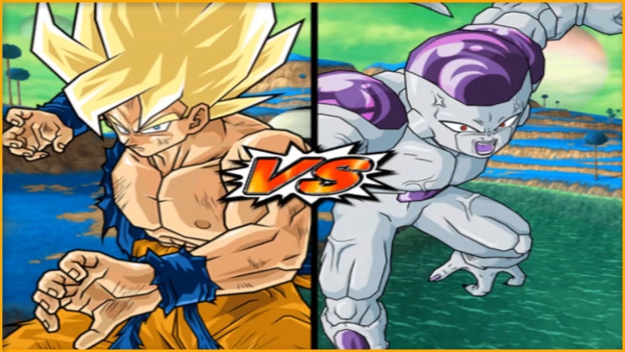 Dragon Ball Z Budokai Tenkaichi 3 - SSJ Goku (Mid) VS Max Power Frieza ...