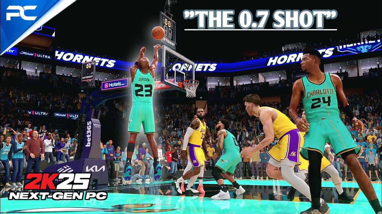 Michael Jordan "THE 0.7 SHOT" Highlights | NBA 2K25 PC MOD | LIVE HD ...