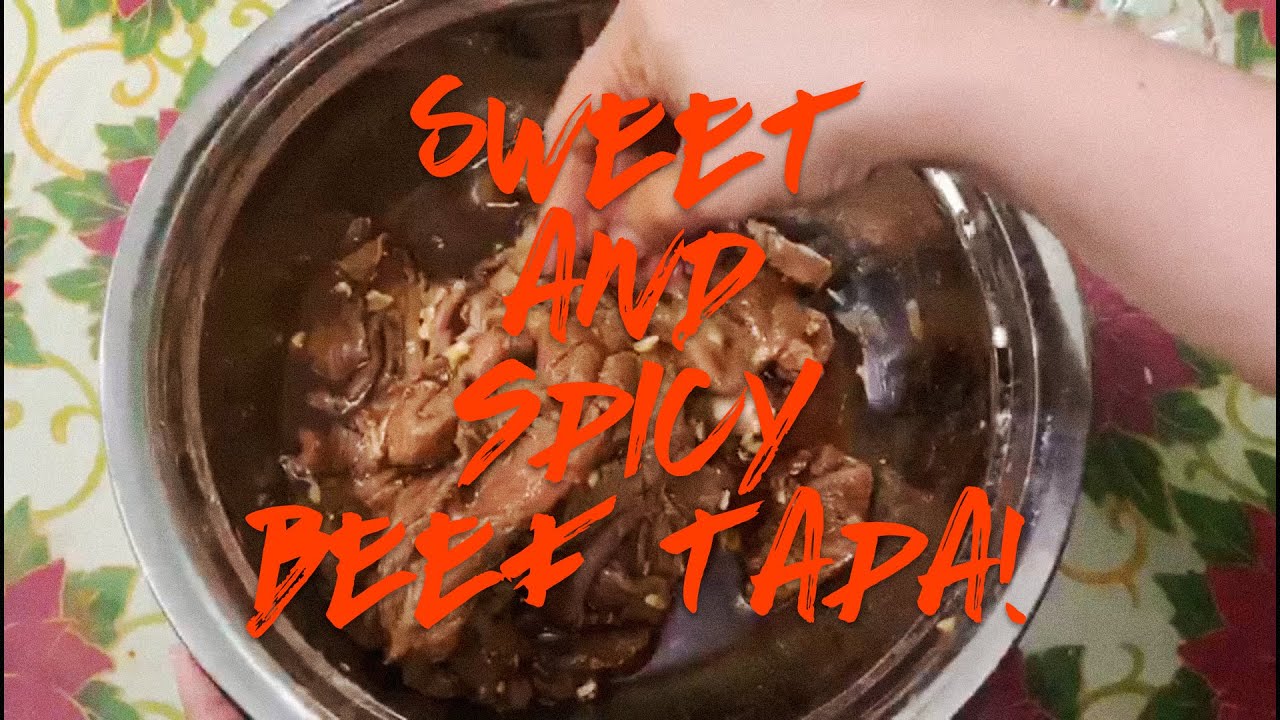 How to Marinated Sweet and Spicy Beef Tapa (Recipe) - YouTube