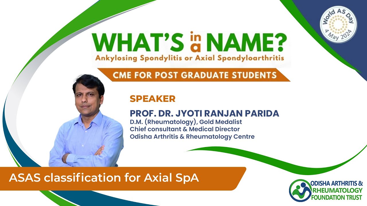 ASAS classification for Axial SpA - YouTube