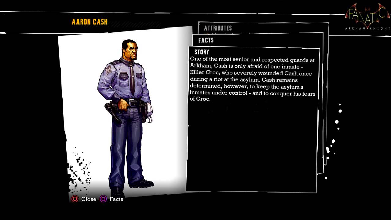 Batman Arkham Asylum - All Character Bios and Audio Recordings [1080p ...
