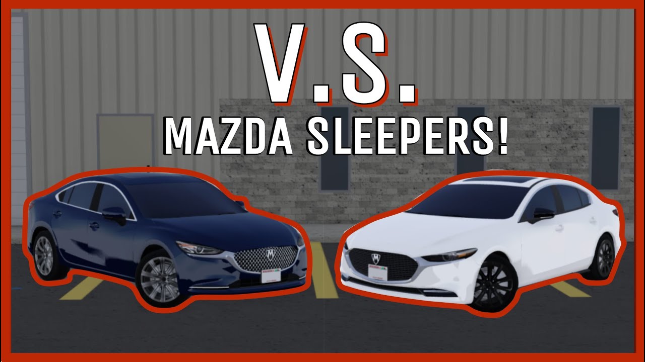 Sleeper Mazdas! 2021 Mazda3 V.S. 2021 Mazda6 | Greenville Roblox - YouTube