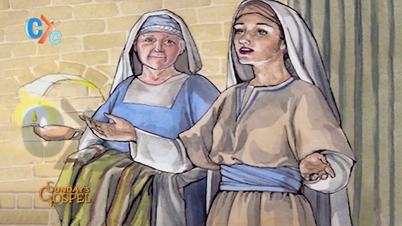 Sunday's Gospel: Mary Visits Elizabeth - YouTube