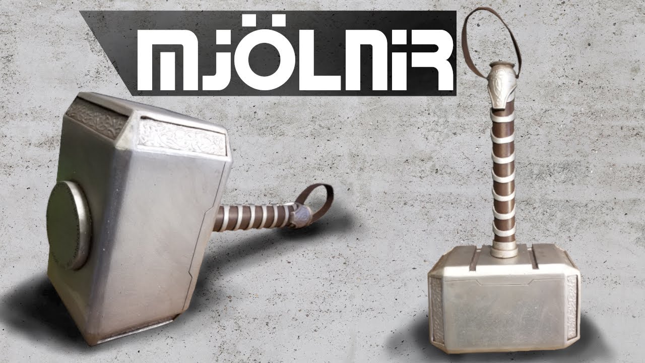 Mjolnir. Thor's hammer from the MCU (DIY, FOAM BUILD) - YouTube