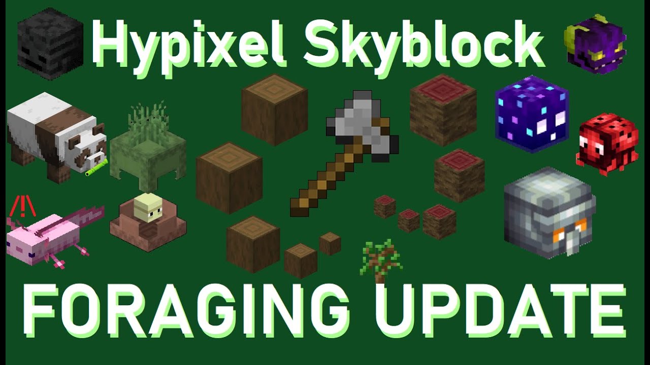 Hypixel Skyblock Foraging Update - YouTube