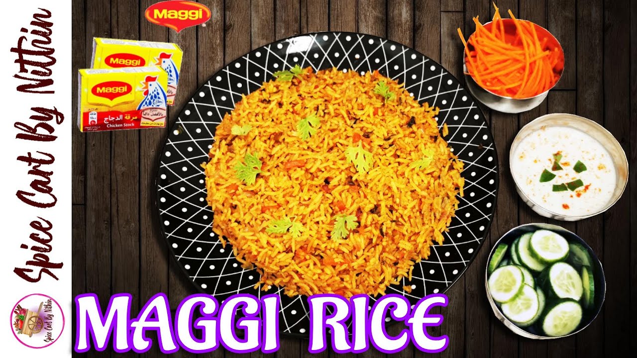 HOW TO MAKE TASTY MAGGI RICE | MAGGI MASALA PULAO | MAGGI BIRIYANI ...