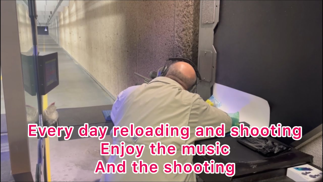 Fun and music; shooting .223 at the Georgia Gun Club 100 yard indoor ...