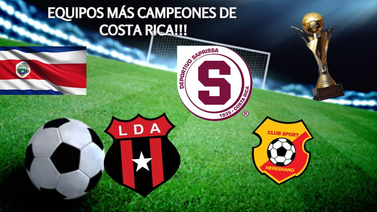 Equipos con más campeonatos de la Liga de Costa Rica!!! (1921 - Cl 21 ...