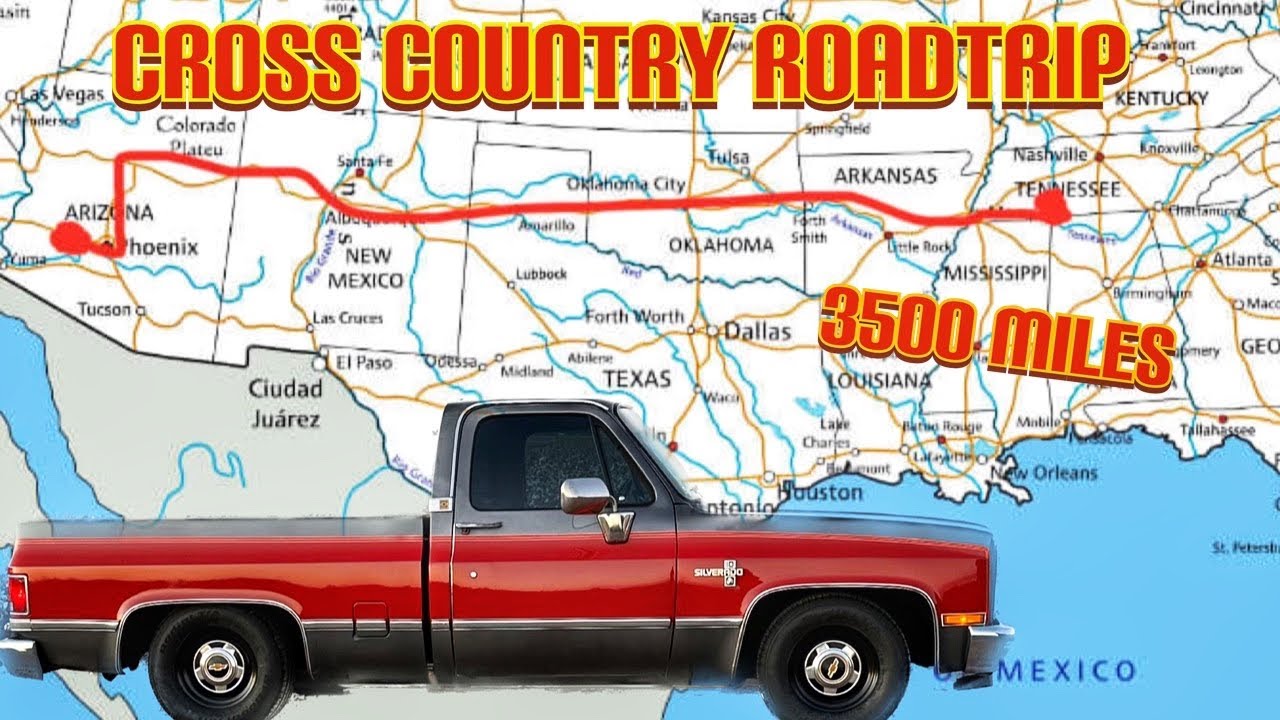 We took this C10 TRUCK on a 3500 MILE CROSS COUNTRY ROADTRIP!!! - YouTube