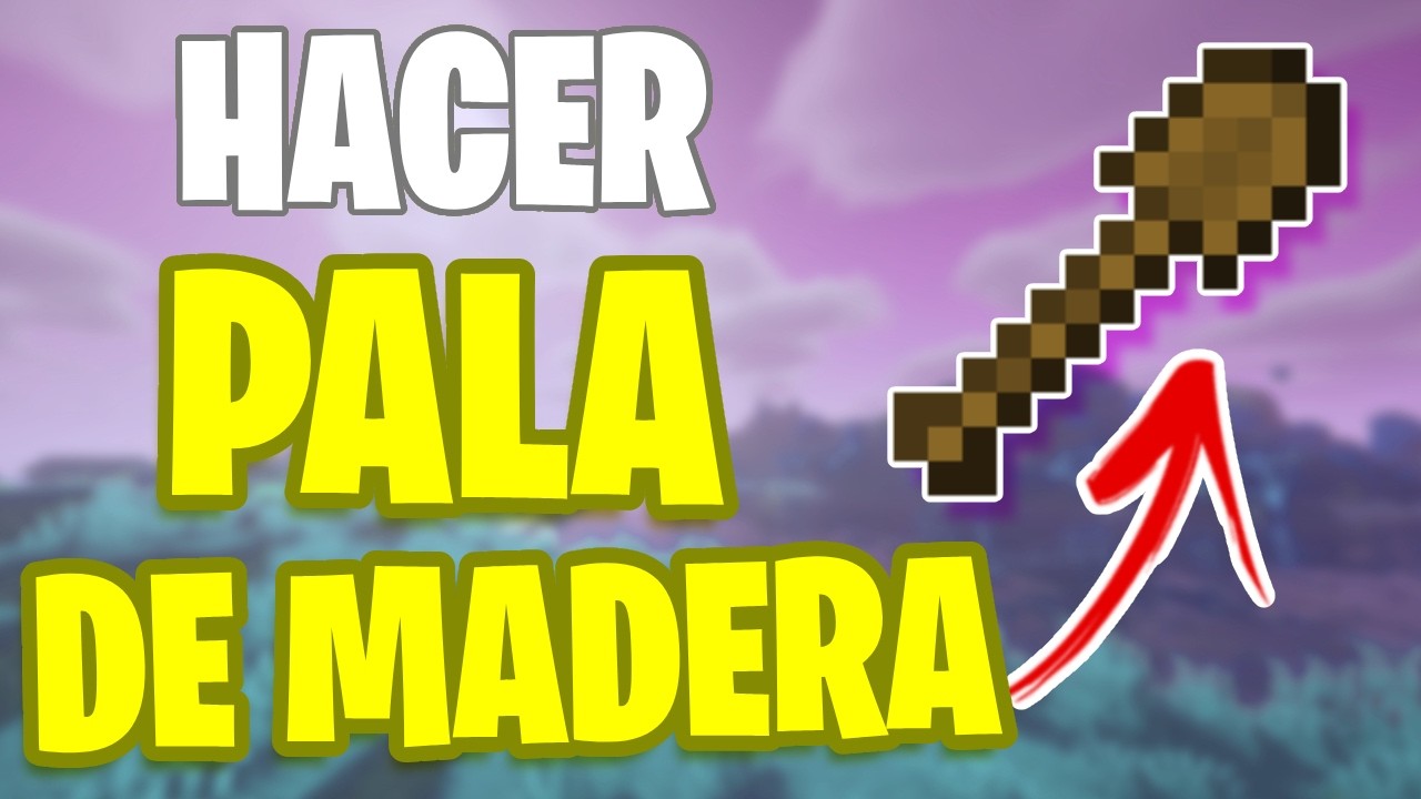 COMO HACER UNA 💎PALA DE MADERA👈 EN MINECRAFT🎯 - YouTube