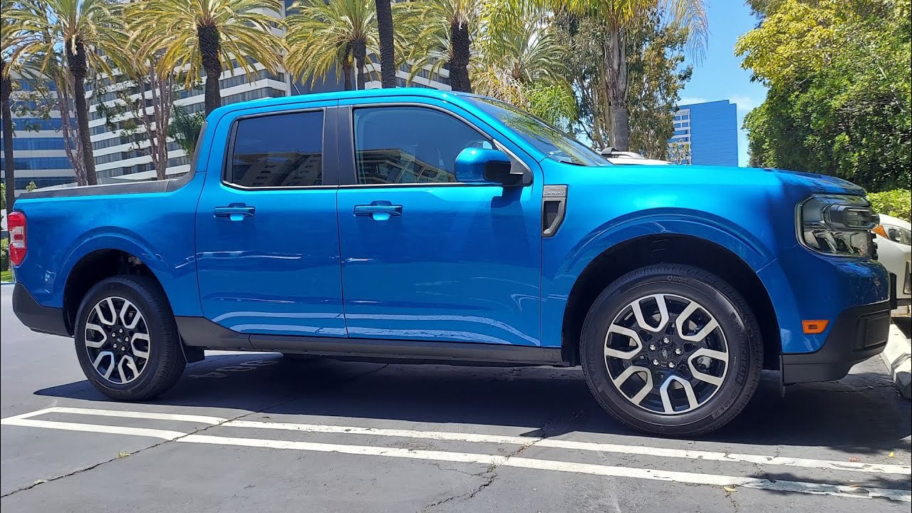 Maverick Alert! 2022 VB Lariat Hybrid LUX sighting. - YouTube