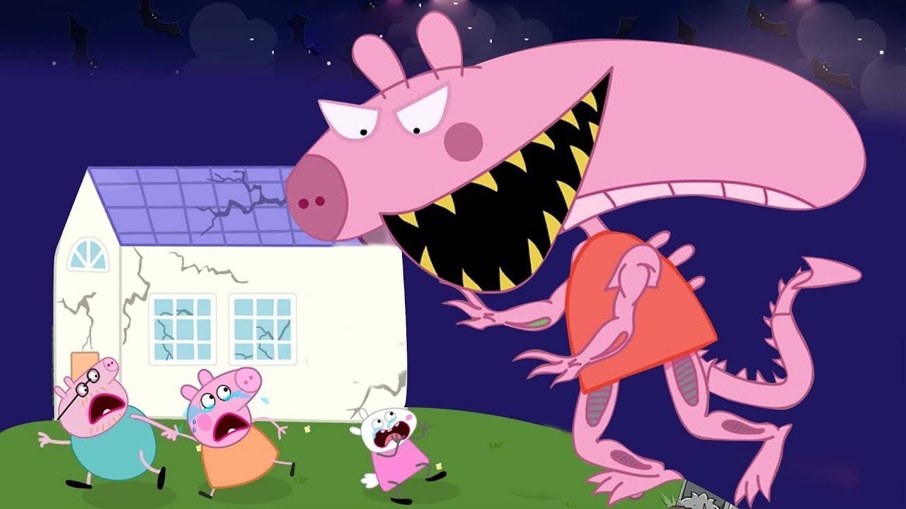 Sorry Mummy Pig Ailen - Please Don't Go - Peppa Pig Funny Animation ...