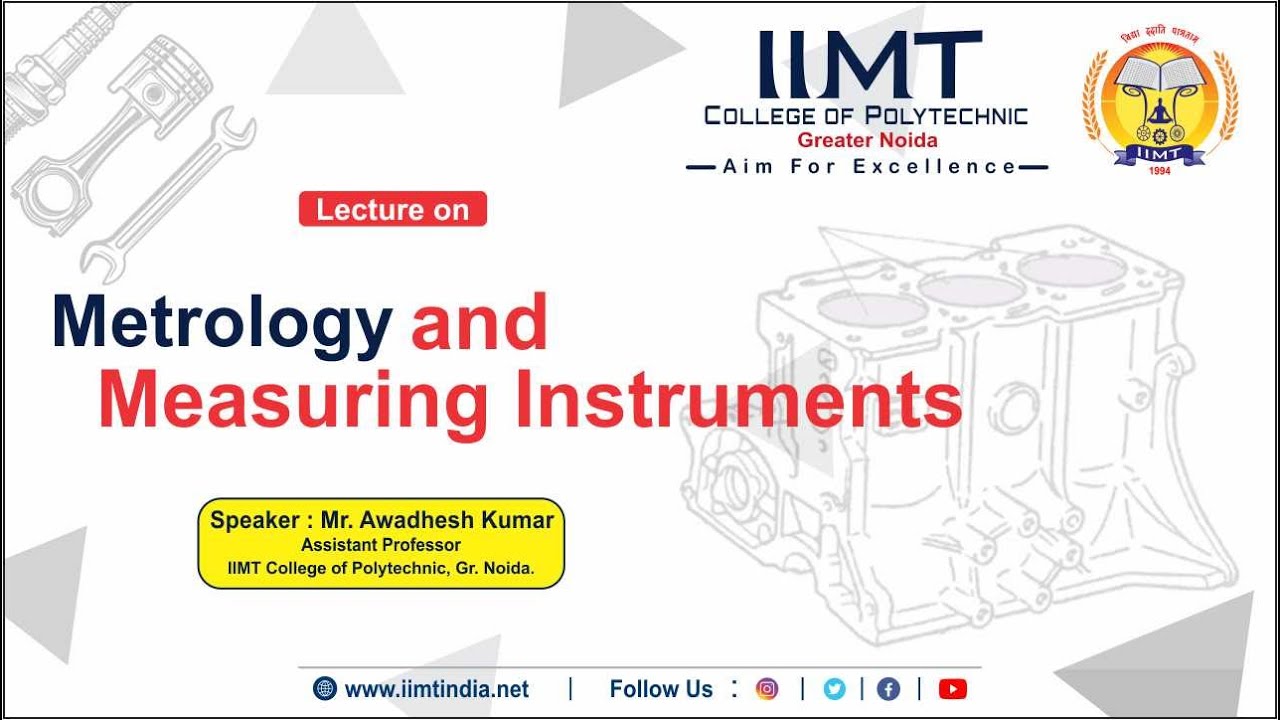 Metrology And Measuring Instruments | Diploma Mechanical Engineering ...