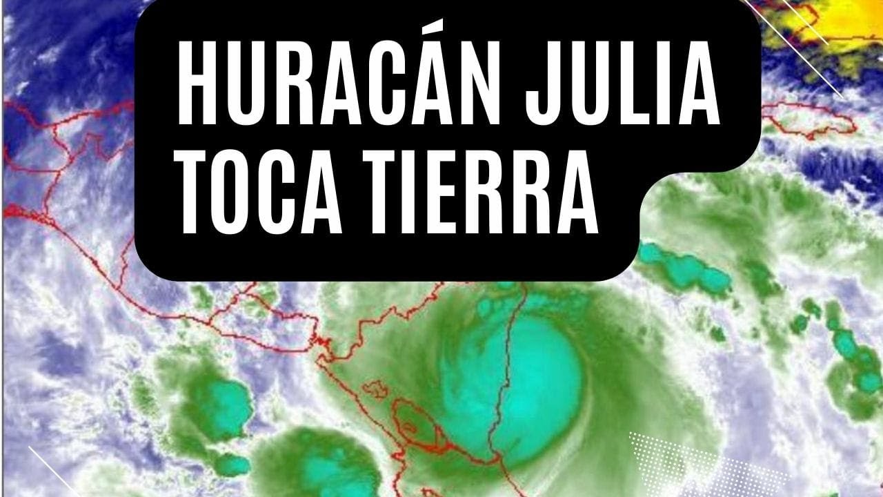 Huracán Julia toca tierra en Nicaragua, ingresa por Laguna de Perlas ...