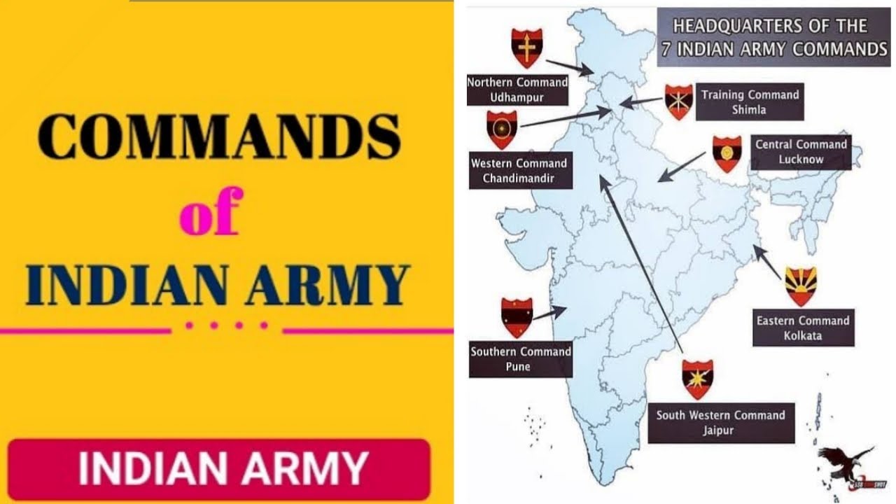 Commands Of Indian Army | Indian Army Commands | Indian Army Commands ...