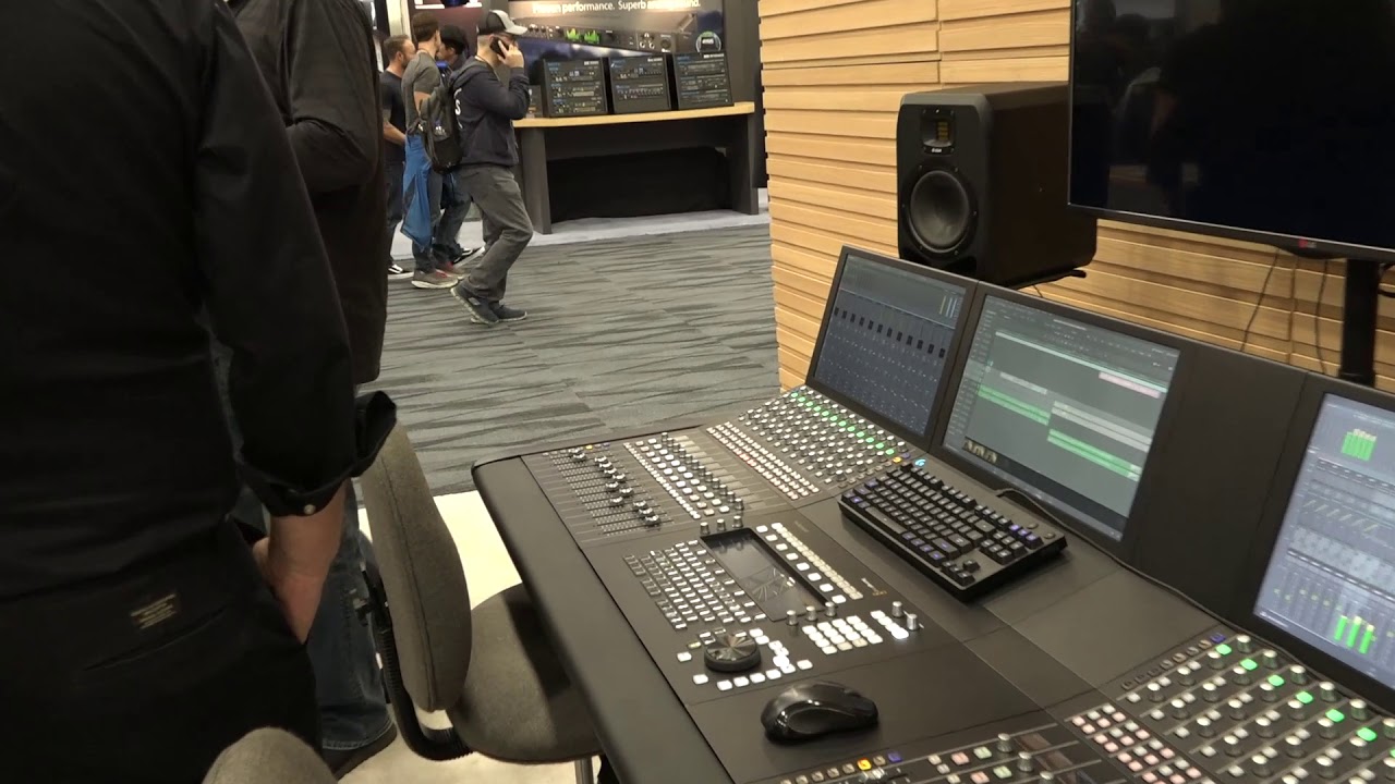 NAMM Show 2019 | Blackmagic Design | Fairlight Audio Console with ...