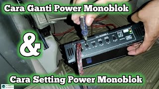 Cara Memasang Power Monoblock dan Cara Seting Power Mon... | Doovi
