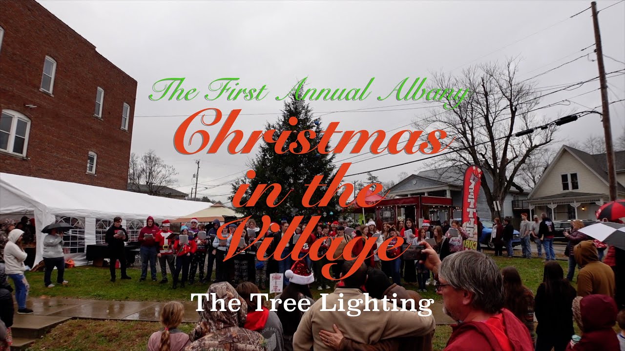 Albany OH - Christmas in the Village: The Tree Lighting - YouTube