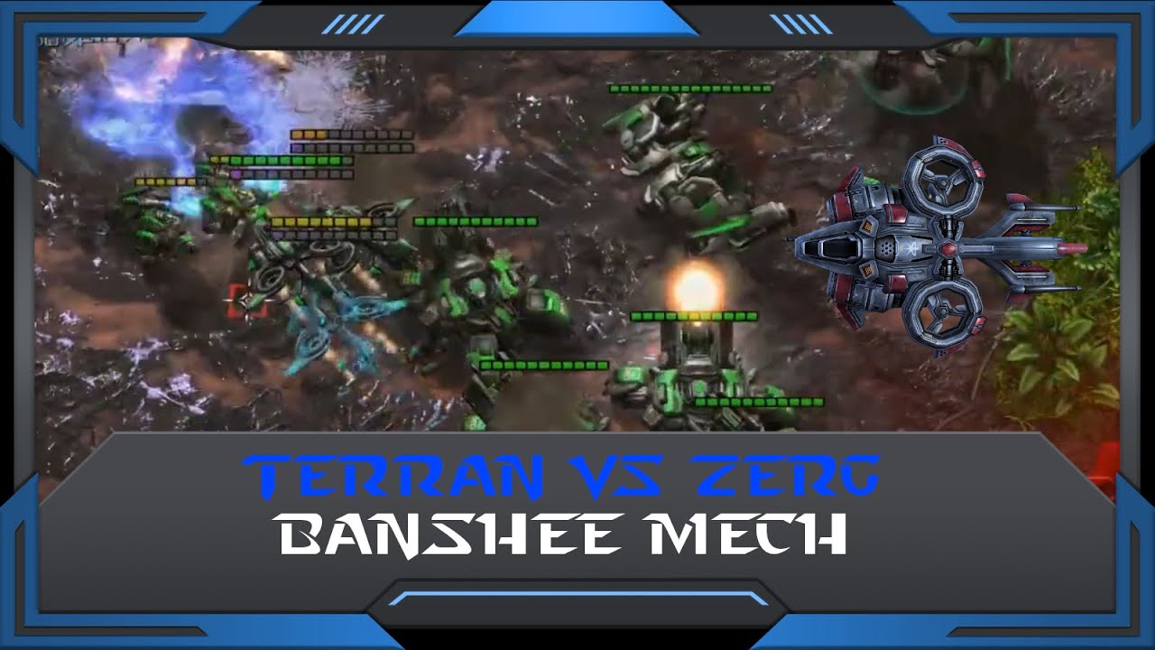 StarCraft 2 (RuFF Highlight): Banshee Mech - YouTube