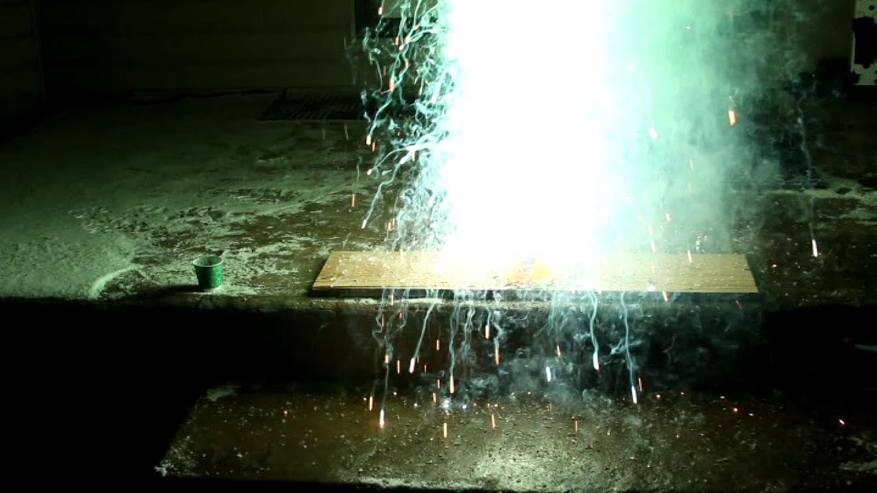 Dehydrated Fire -- just add water! - YouTube