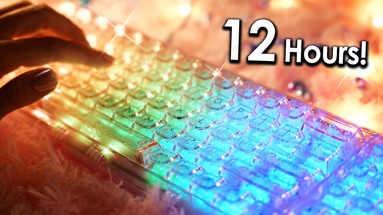 ASMR Keybard Typing Sounds 😴 Deeply Relaxing for INSTANT SLEEP - 4k (No ...