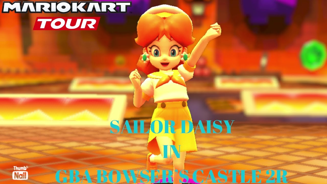 Mario Kart Tour - Sailor Daisy in GBA Bowser’s Castle 2R - YouTube