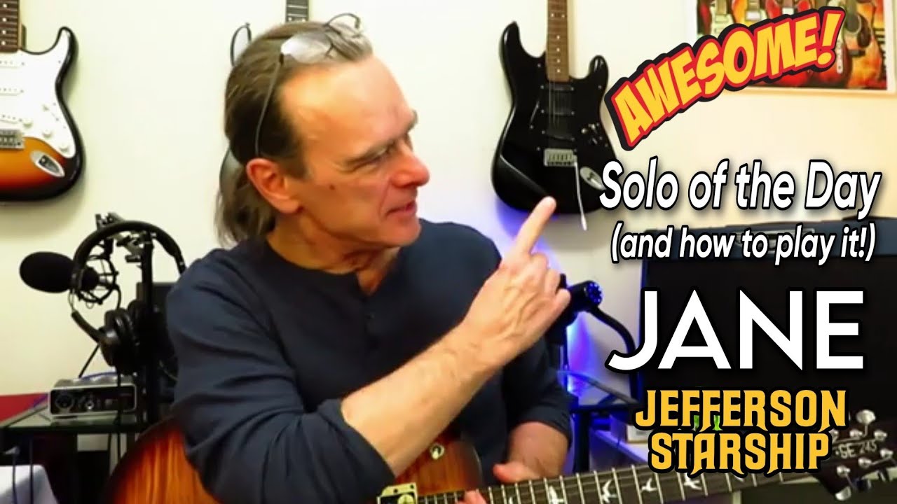 Jane - Jefferson Starship. Awesome Solo of the Day & How to Play it ...