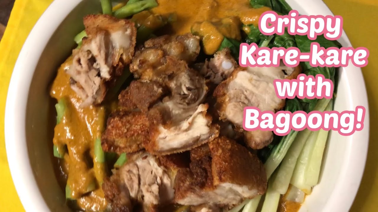Crispy Kare-Kare with Bagoong! Yummy #pinoydish - YouTube