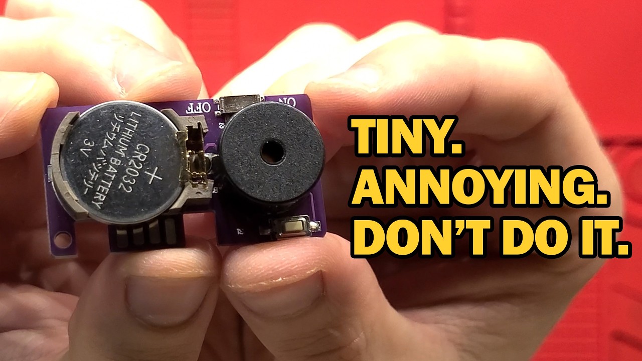 This Thing BEEPS for 3 YEARS! Annoying PCB Prank Teardown - YouTube