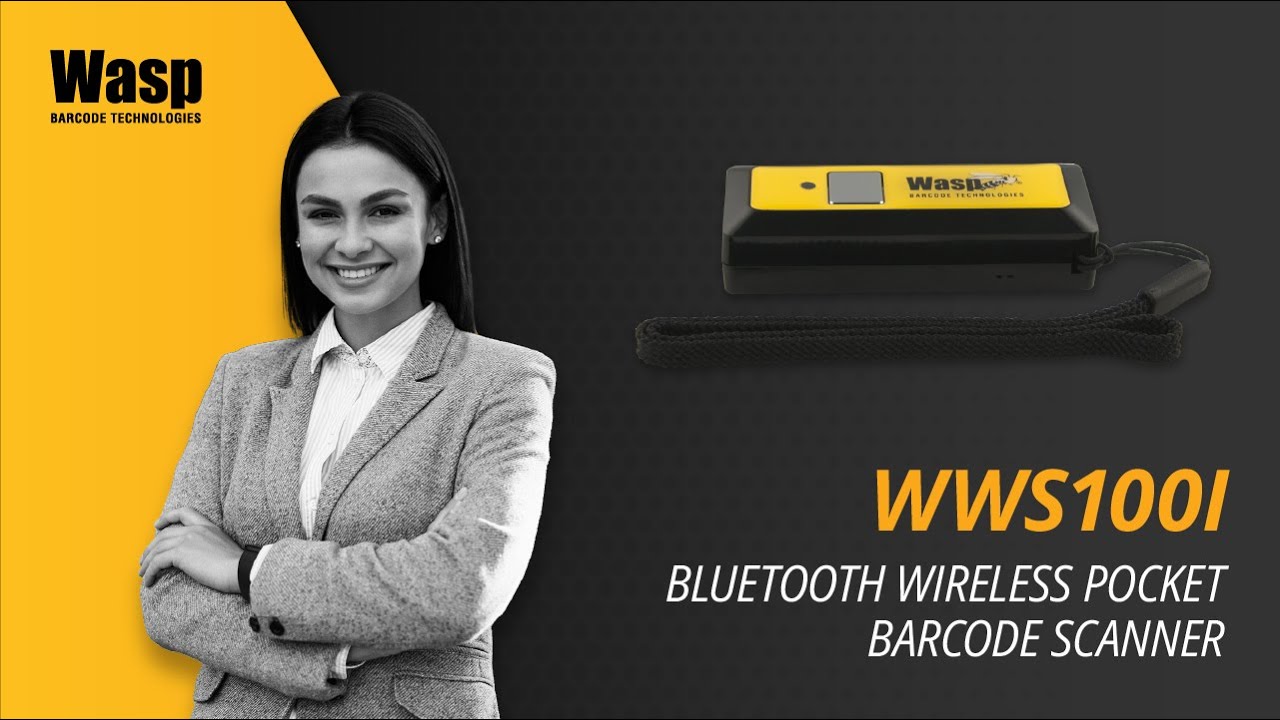 Bluetooth Wireless Pocket Barcode Scanner WWS100i | Wasp Barcode ...