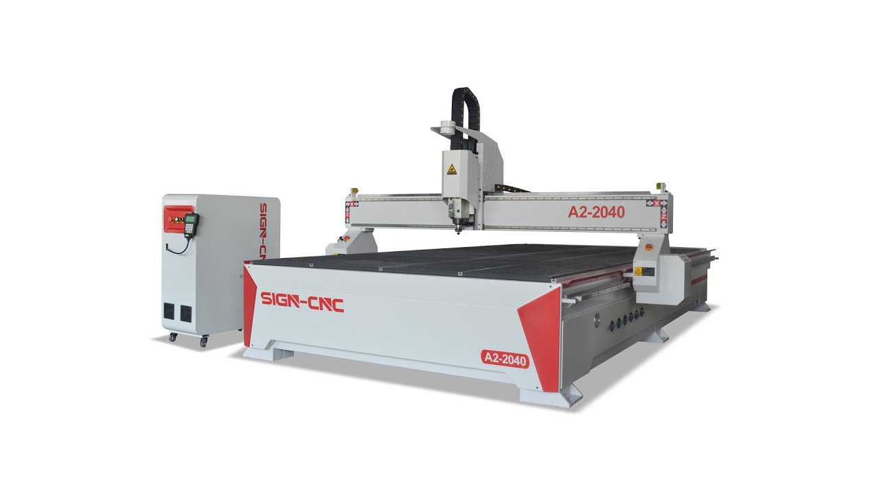 SIGN-3 Axis CNC Router Machine 2040 Wood CNC Router with Italian ...