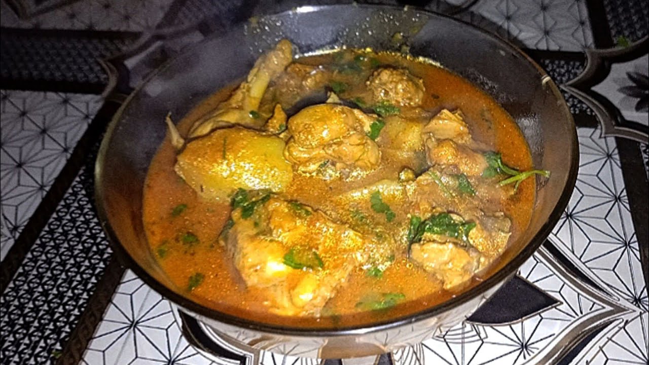 Simple yet Delicious Aalu Chicken recipe |Desi recipes - YouTube
