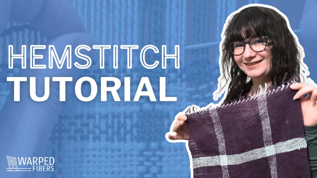 Hemstitch Tutorial 🧶Weaving Finishing Option - YouTube