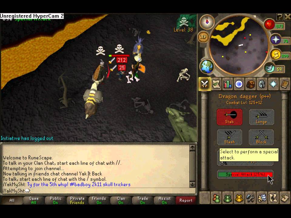 Runescape Skull Tricking Green Dragon Bots Week 5. - YouTube