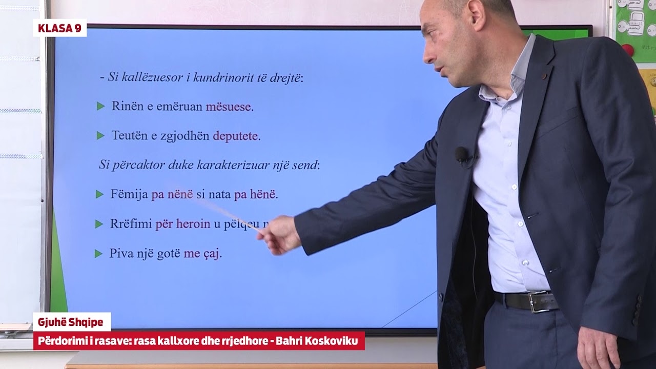 e Mesimi - Klasa 9 - 9569 Gjuhë Shqipe - Përdorimi i rasave - rasa ...