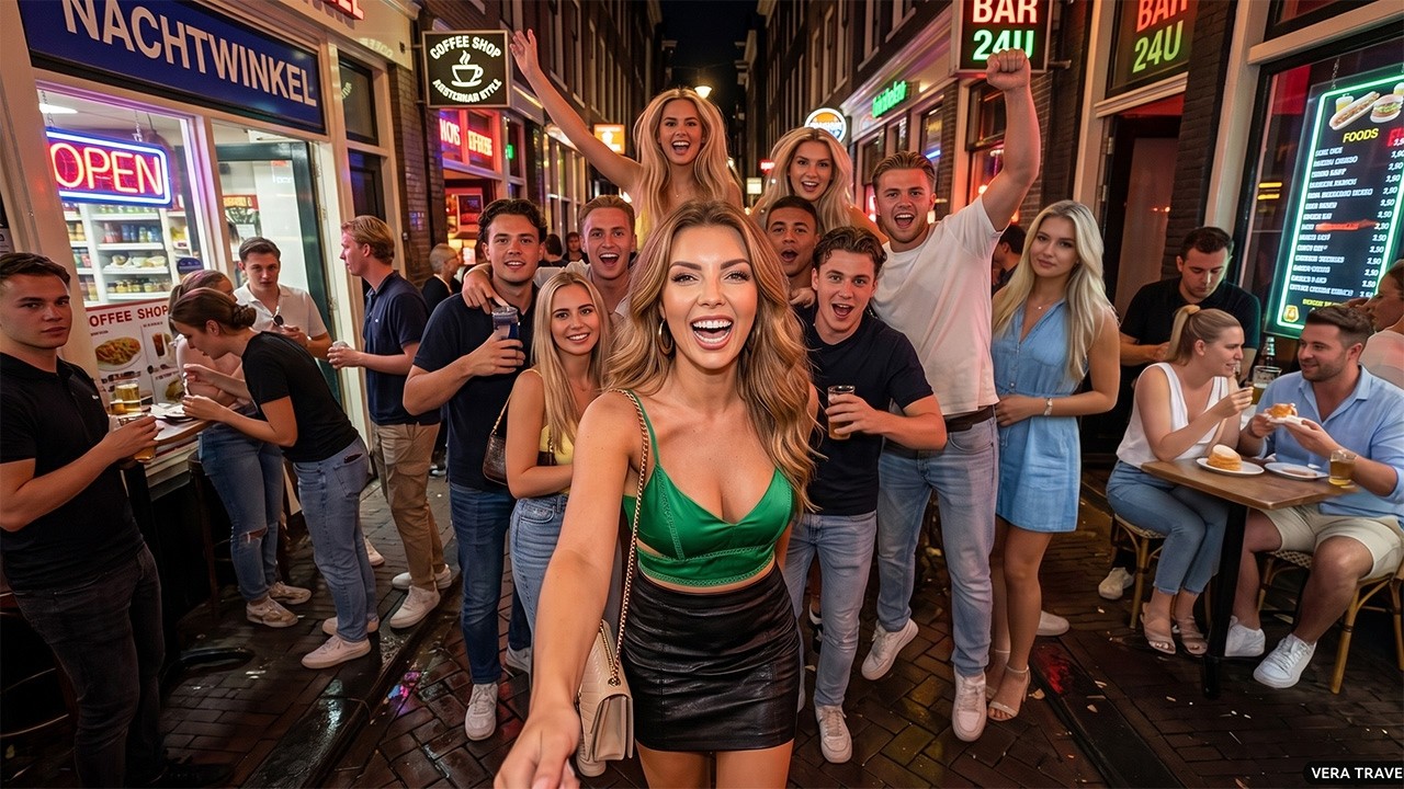 Amsterdam Nightlife After Midnight 🇳🇱 Stunning Single Ladies And Party 2638