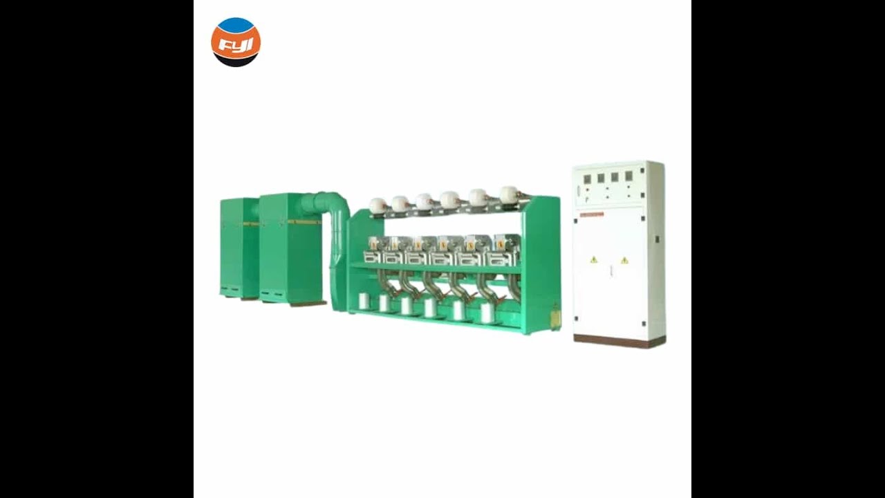 Running video of DREF Spinning Frame DW7140FS - YouTube