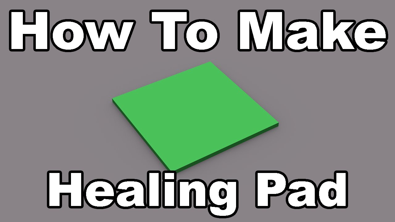 How To Make A Healing Pad | Roblox Scripting - YouTube