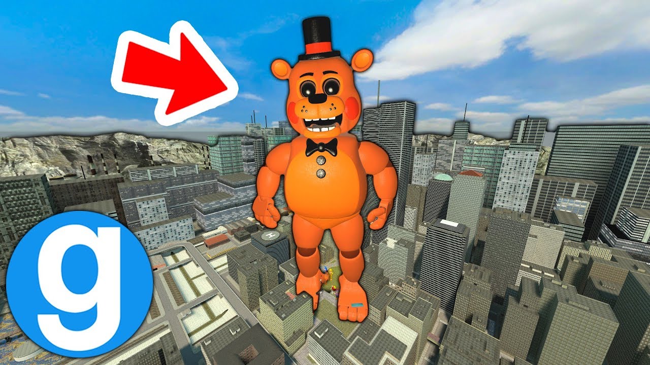 Gmod Fnaf - Giant Fnaf 2 Pill Pack Animatronics - YouTube