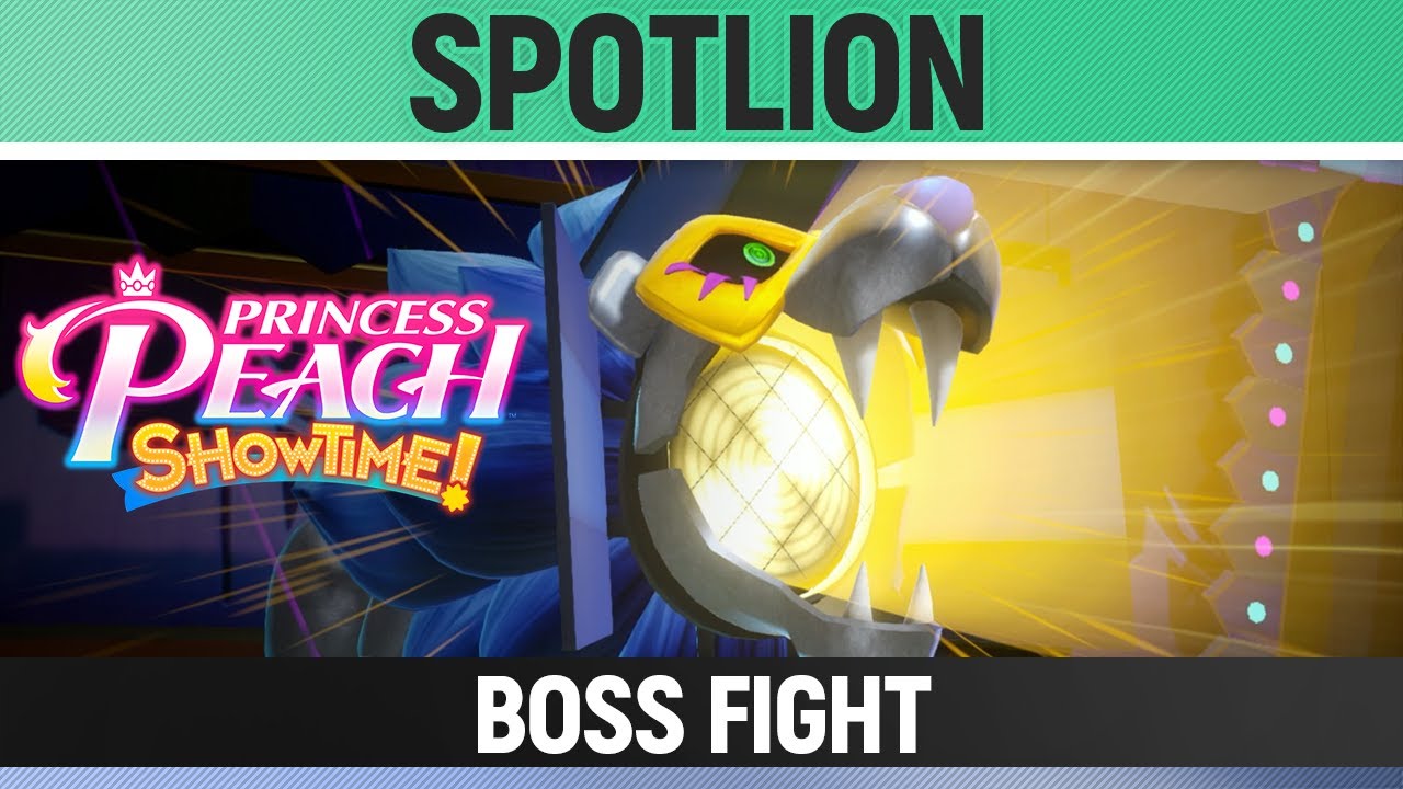 Princess Peach: Showtime! - Spotlion - Boss Fight - YouTube