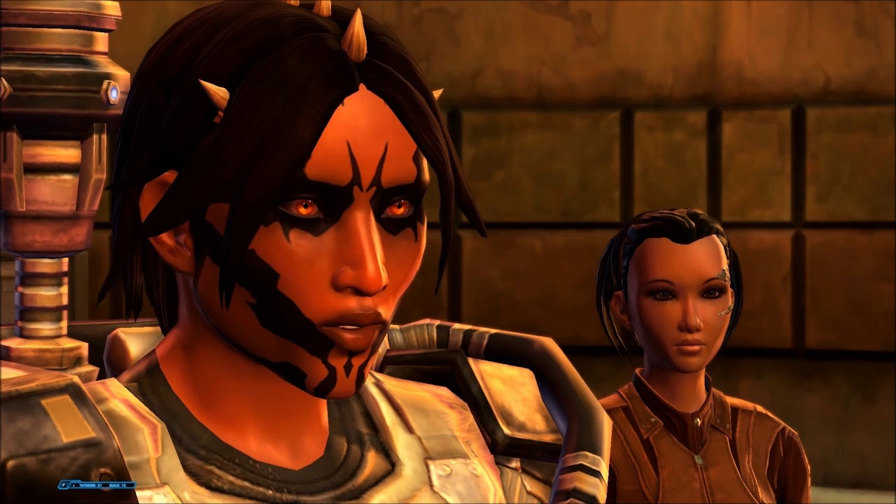 Smuggler's Reunion with romanced Akaavi - SWTOR Patch 5.9 - YouTube